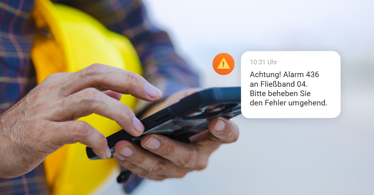 Mit SMS die Effizienz & Sicherheit in der Produktion verbessern