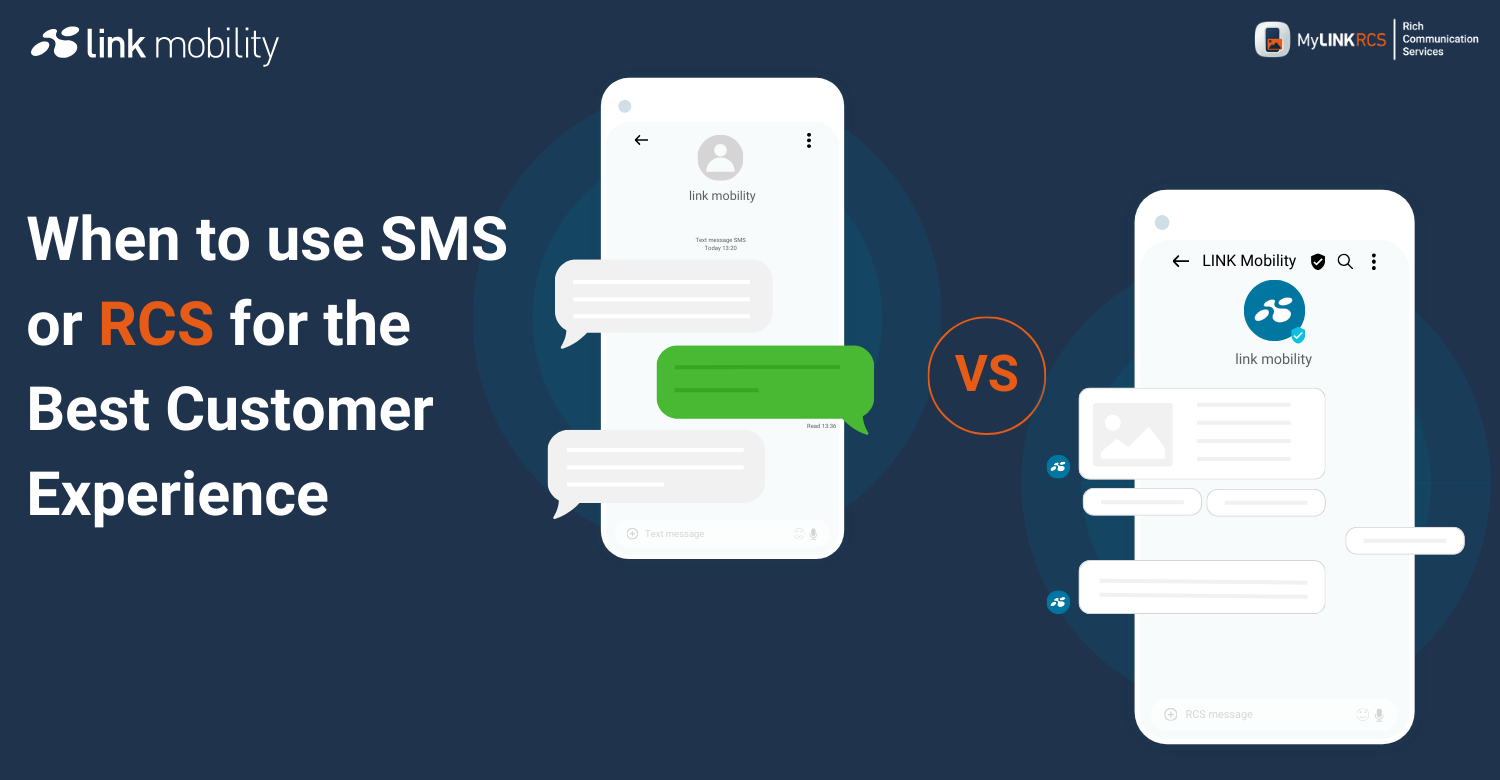 When to use SMS or RCS for the Best Customer Experience