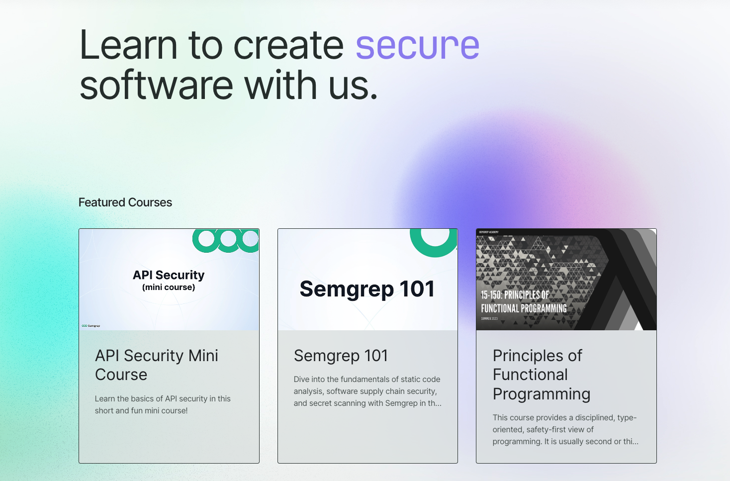 Introducing Semgrep Academy: the door to cyber security for everyone