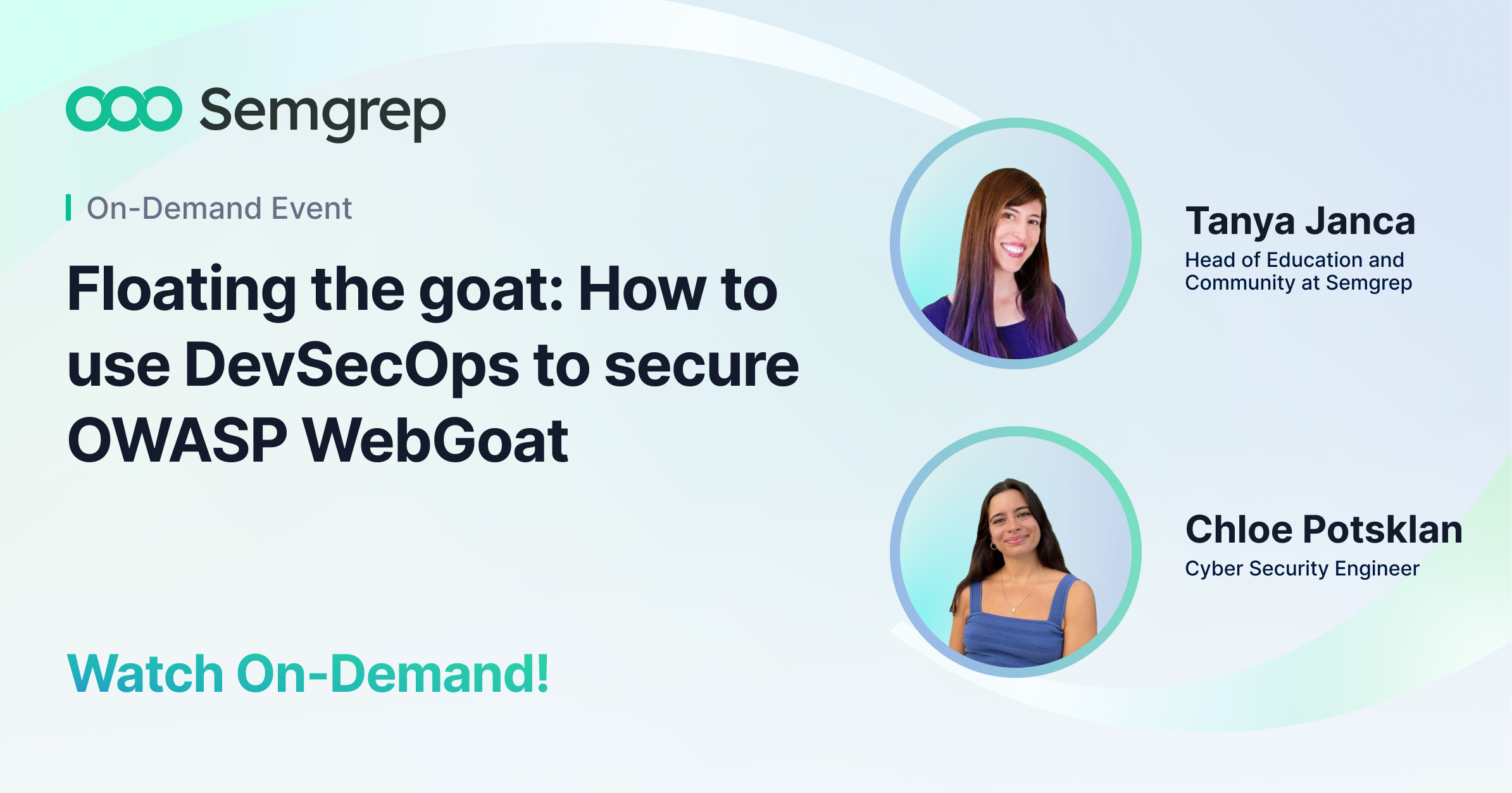 Floating the goat: How to use DevSecOps to secure OWASP WebGoat