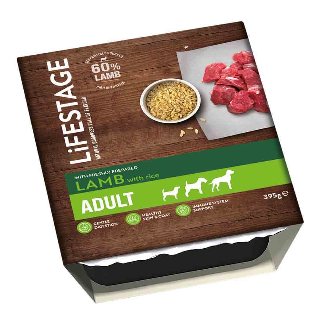 Lifestage Adult Lamb And Rice Dog Food 395g | Wet Dog Food
