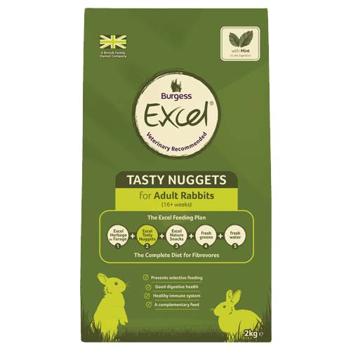 Burgess Excel Rabbit Nuggets with Mint | Adult | 2 kg