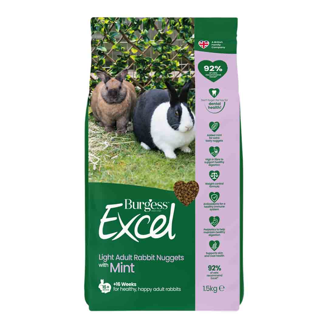 Burgess Excel Light Rabbit Nuggets | Small Animal Food