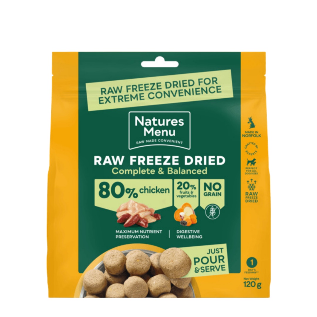 Nature’s Menu Freeze Dried Chicken Dog Food | Jollyes