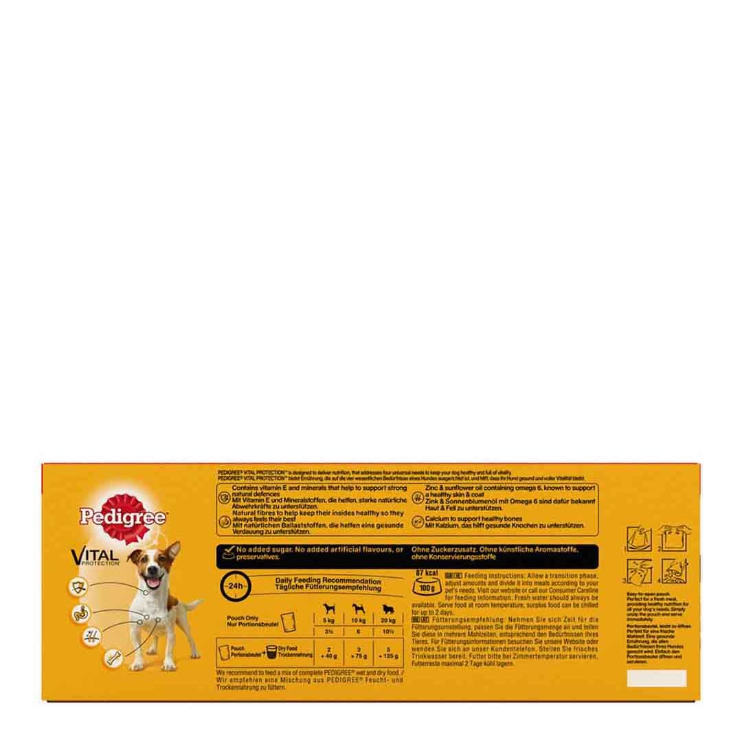 Pedigree Pouch Mixed Gravy 40 For 36 40x100g | Wet Dog Food