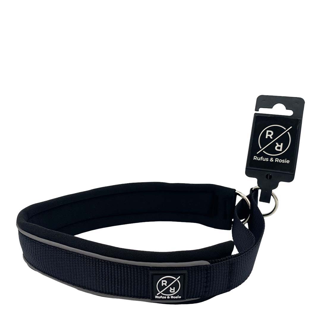 Rufus & Rosie Slip Collar Large Grey | Dog Collar