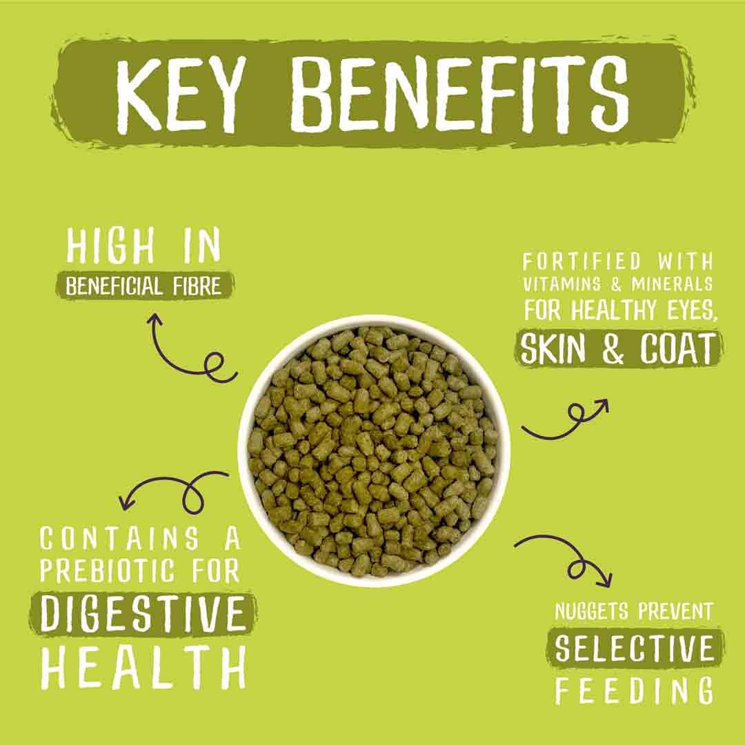 Excel Rabbit Adult Tasty Nuggets 10kg | Rabbit Food