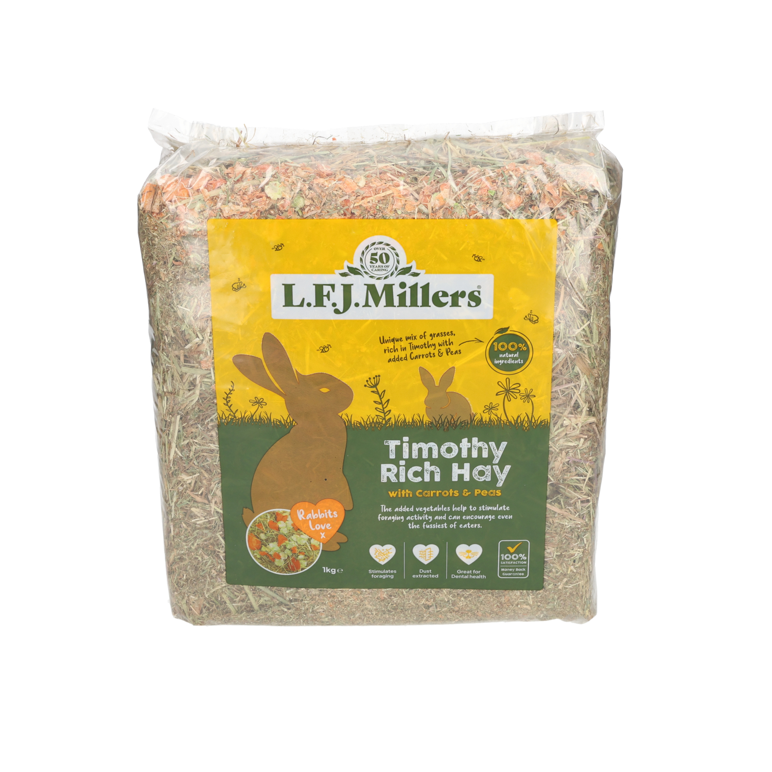 Timothy Rich Hay With Carrot | Small Animal Food