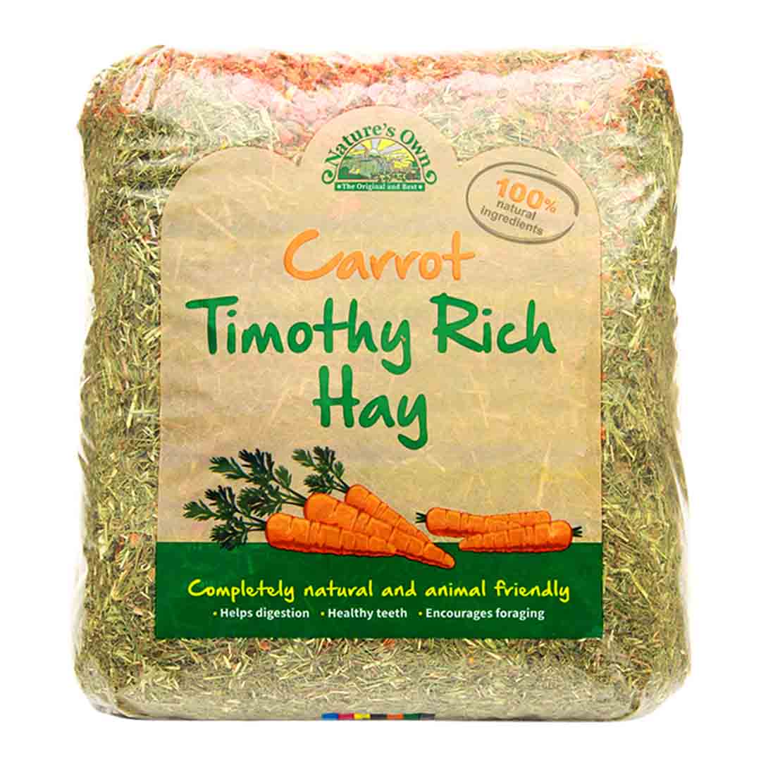 Timothy Rich Hay With Carrot | Small Animal Food