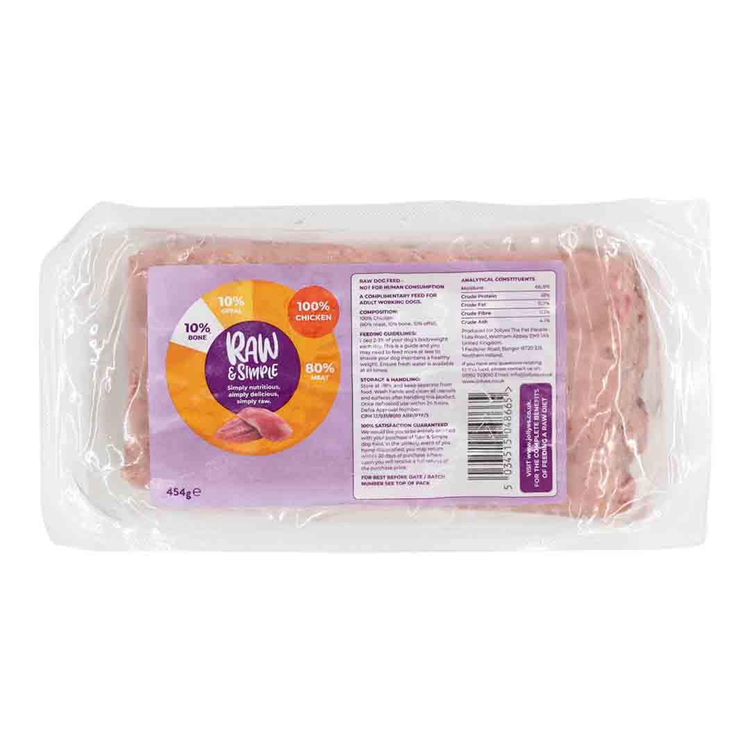 Raw & Simple Chicken Mince | Raw Dog Food