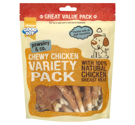 Good Boy Pawsley Chicken Variety Pack 320g | Dog Chews