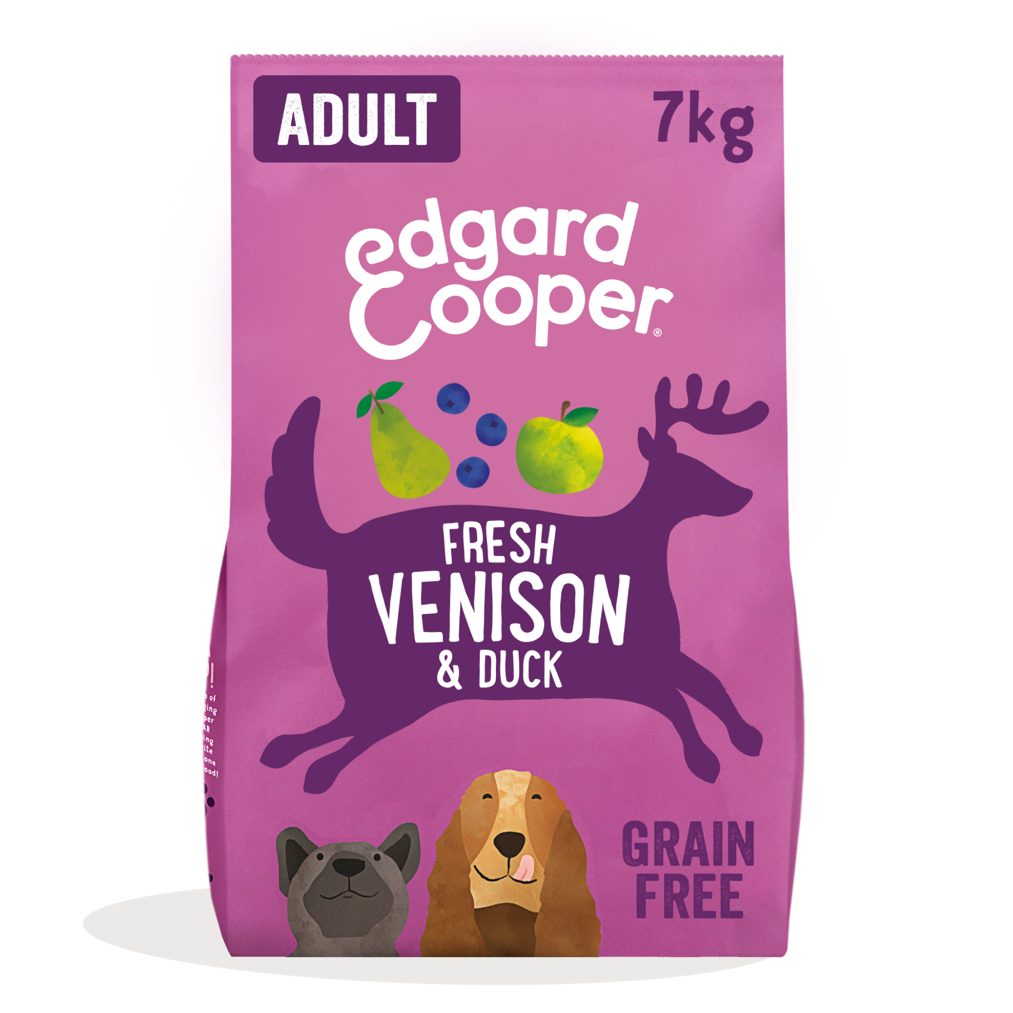 Edgard & Cooper Adult Dry Dog Food Venison & Duck 7kg | Jollyes
