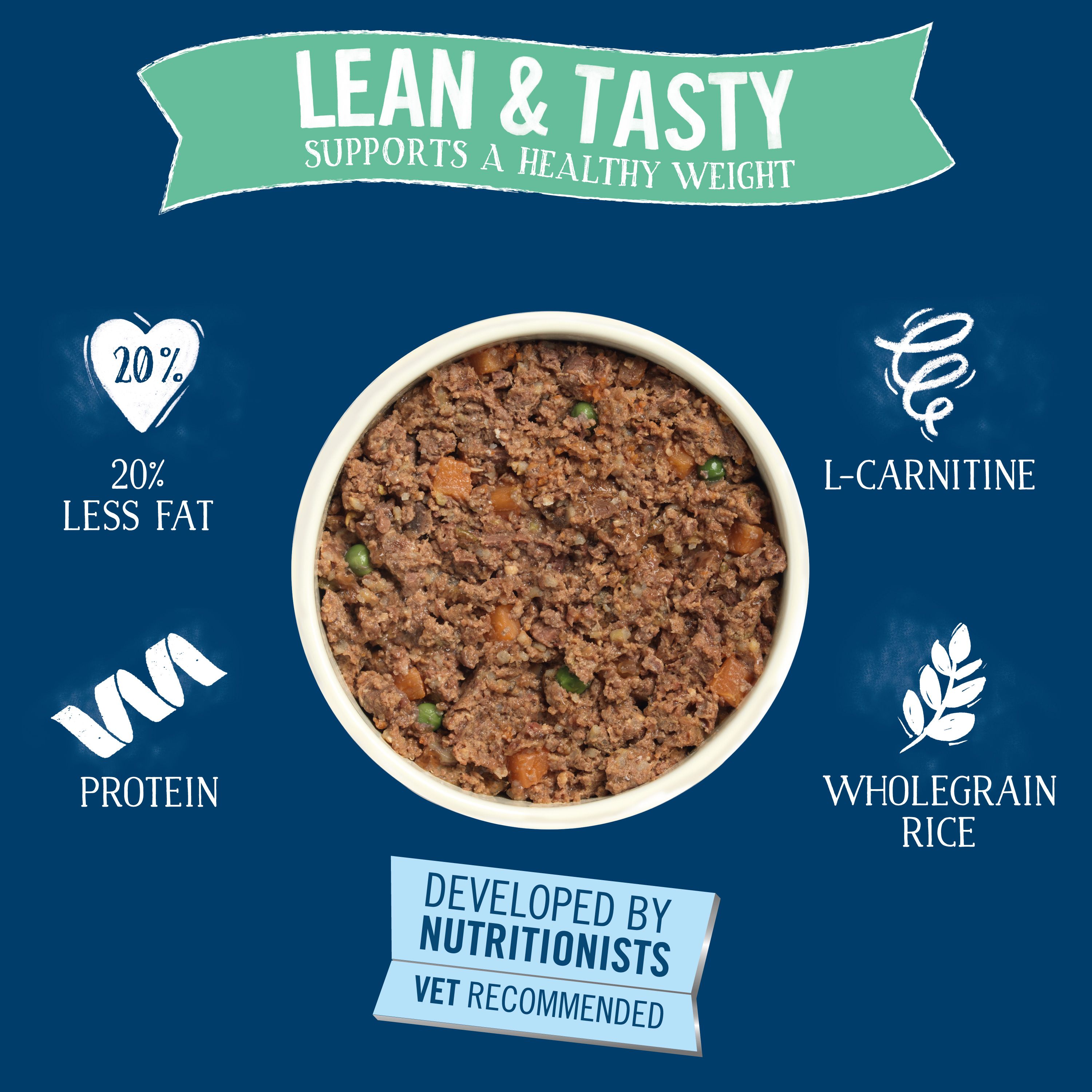 Butcher's Lean & Tasty Low Fat Dog Food Trays 24 x 150g | Wet Dog Food