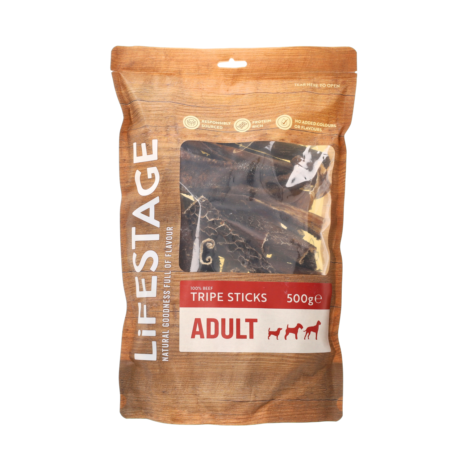 Lifestage Pre-Pack Tripe Sticks 500 g | Dog Treat