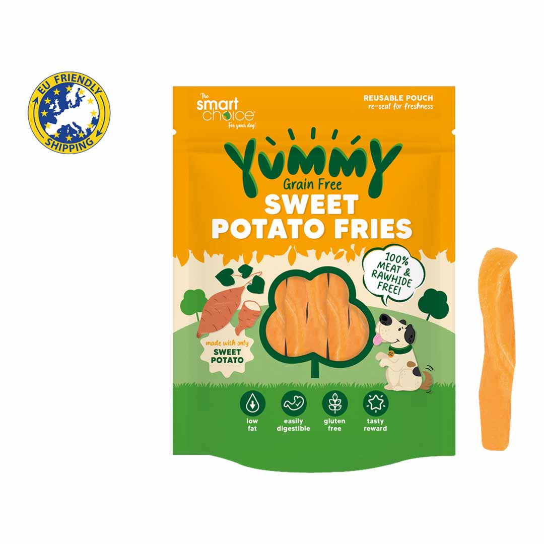 Smart Choice Sweet Potato Fries Meat Free Dog Treat 150g | Jollyes