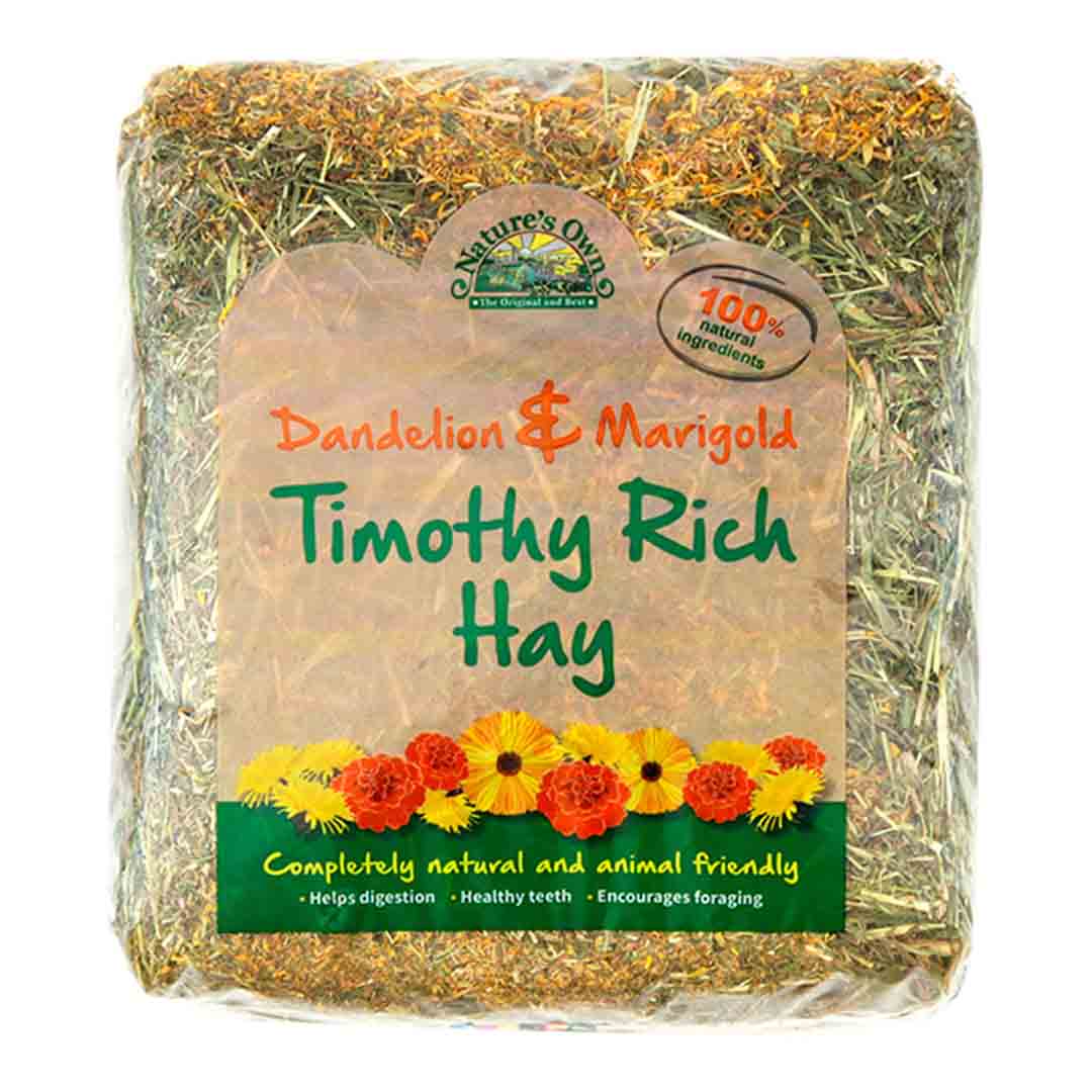 Timoty Hay with Dandelions and Marigold | Rabbit Food