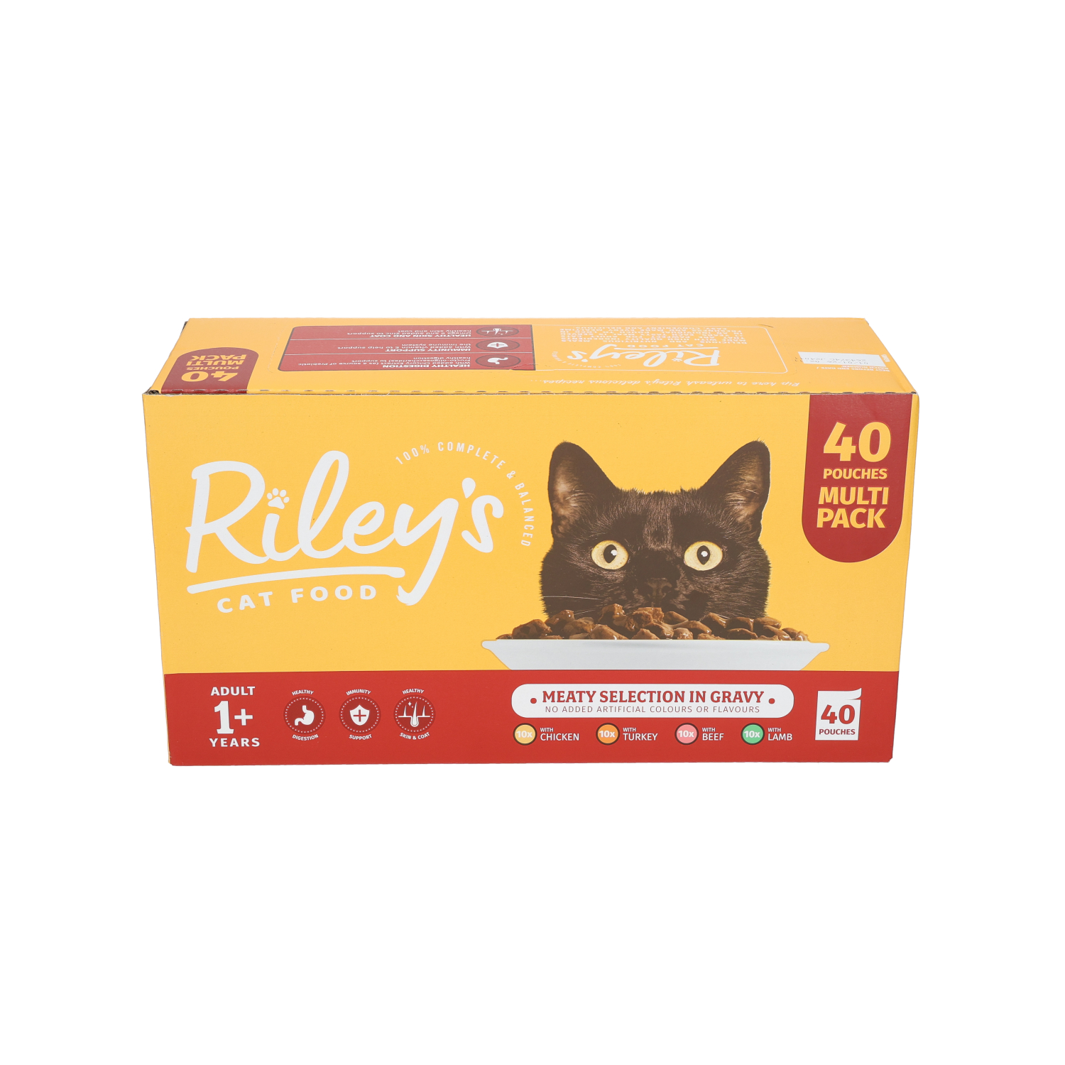 Riley's Standard Cat Meat in Gravy Selection 40x100g