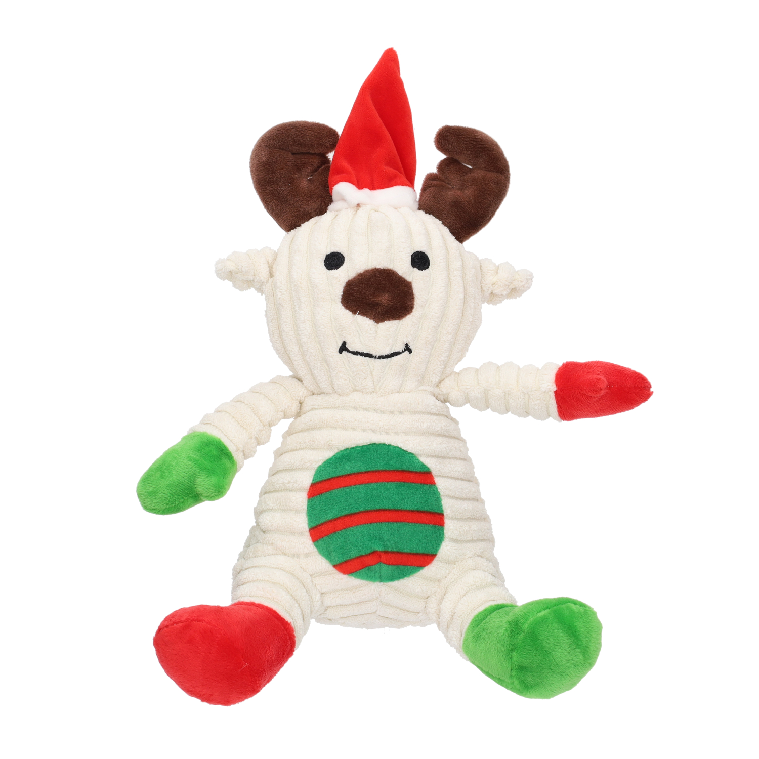 R & R Reindeer Bear Plush | Dog Toy