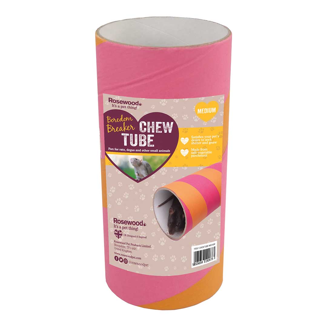 Rosewood |Boredom Buster Rat Chew Toy | Tube