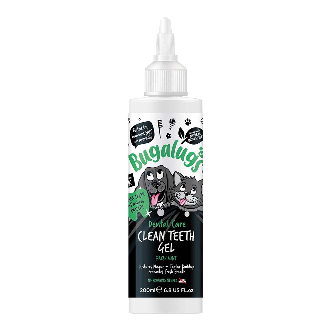 Bugalugs Dog and Cat Dental Gel | Cat and Dog Tooth Gel | Jollyes