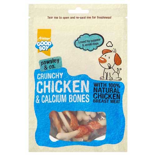 Good Boy Pawsley & Co Crunchy Chicken & Calcium Bones | General Dog Treats
