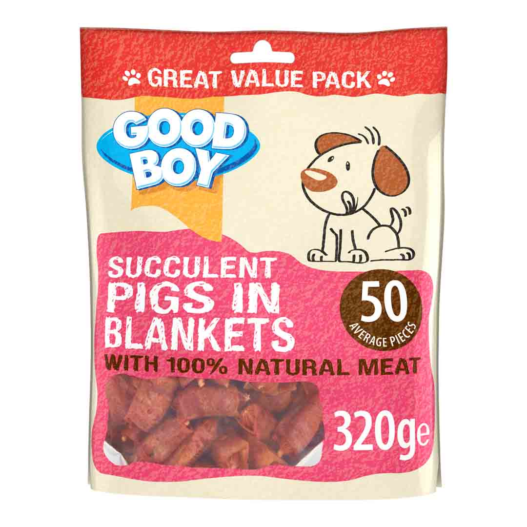 Good Boy Pawsley & Co Pigs in Blankets Dog Treats 80 g