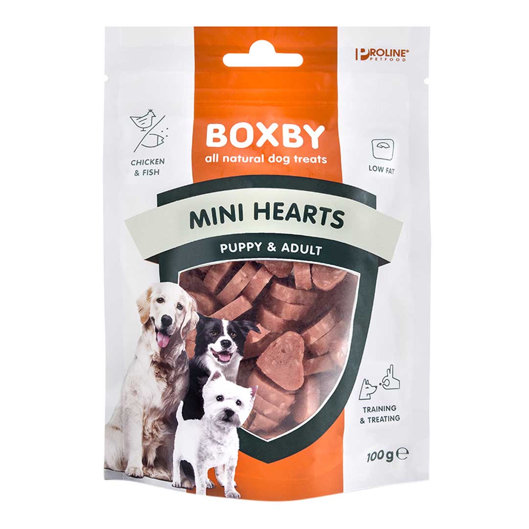 Boxby | Mini Hearts Puppy Snacks | Healthy Dog Snacks
