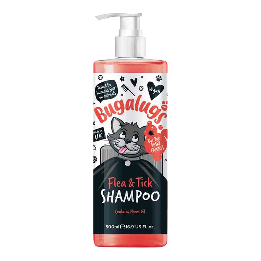 Bugalugs Cat Shampoo Flea & Tick 500 ml | Jollyes