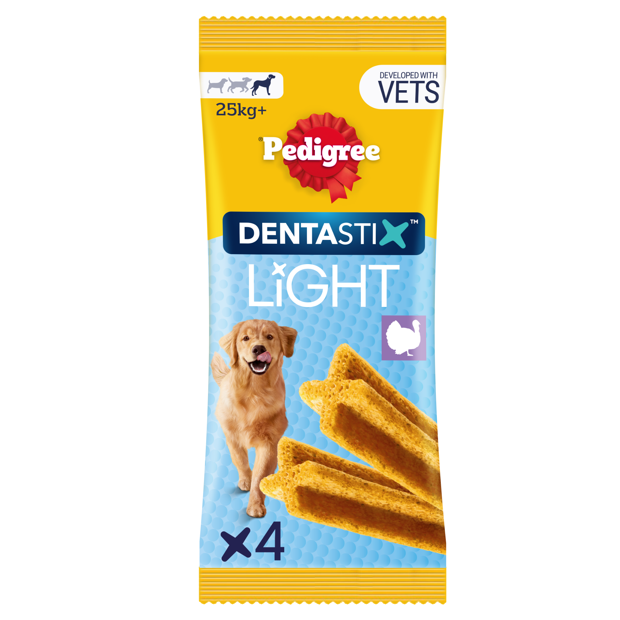 Pedigree 4 DentaStix Light Dental Chews for Large Dogs | Jollyes
