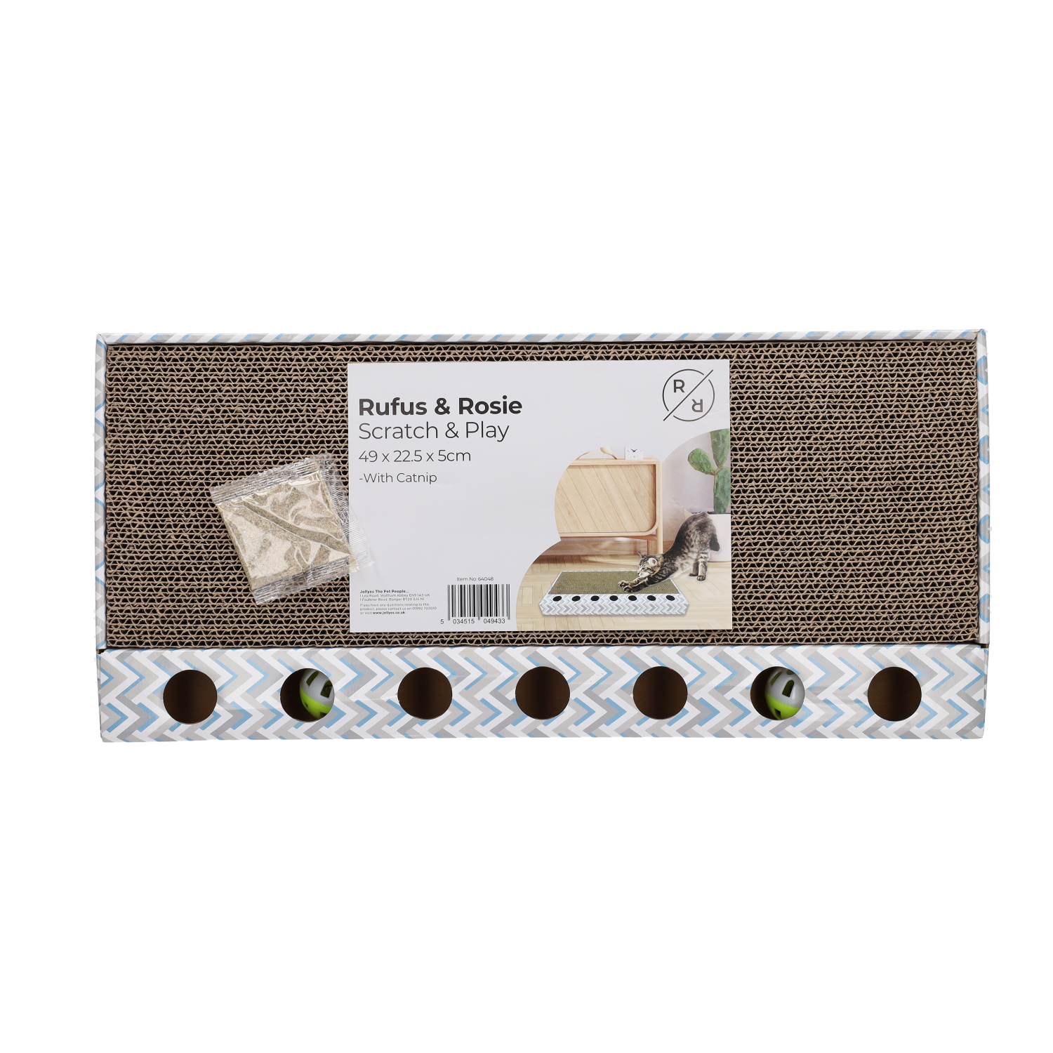 R & R Scratch & Play Mat | Cat Scratcher | Jollyes