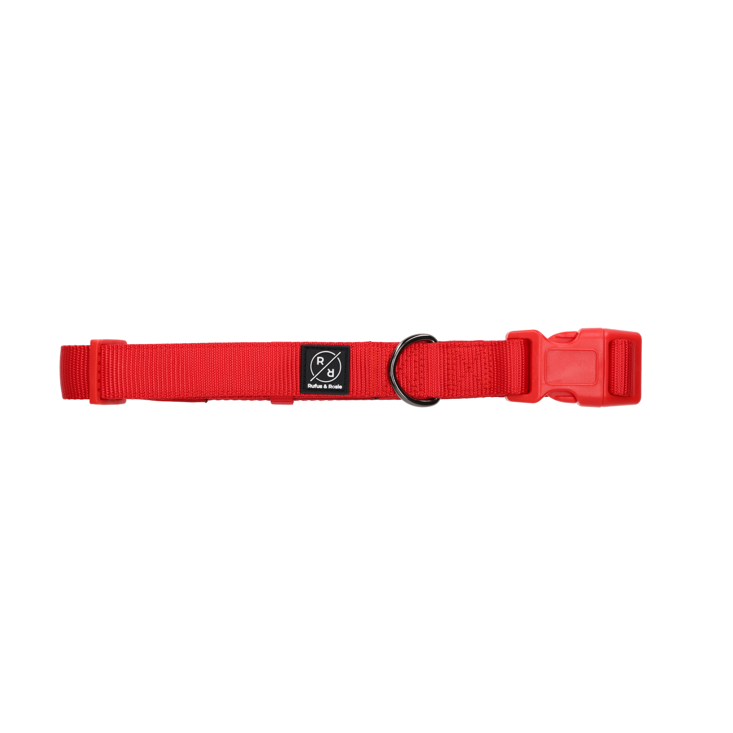 Rufus & Rosie Padded Collar | Small | Red | Dog Collar