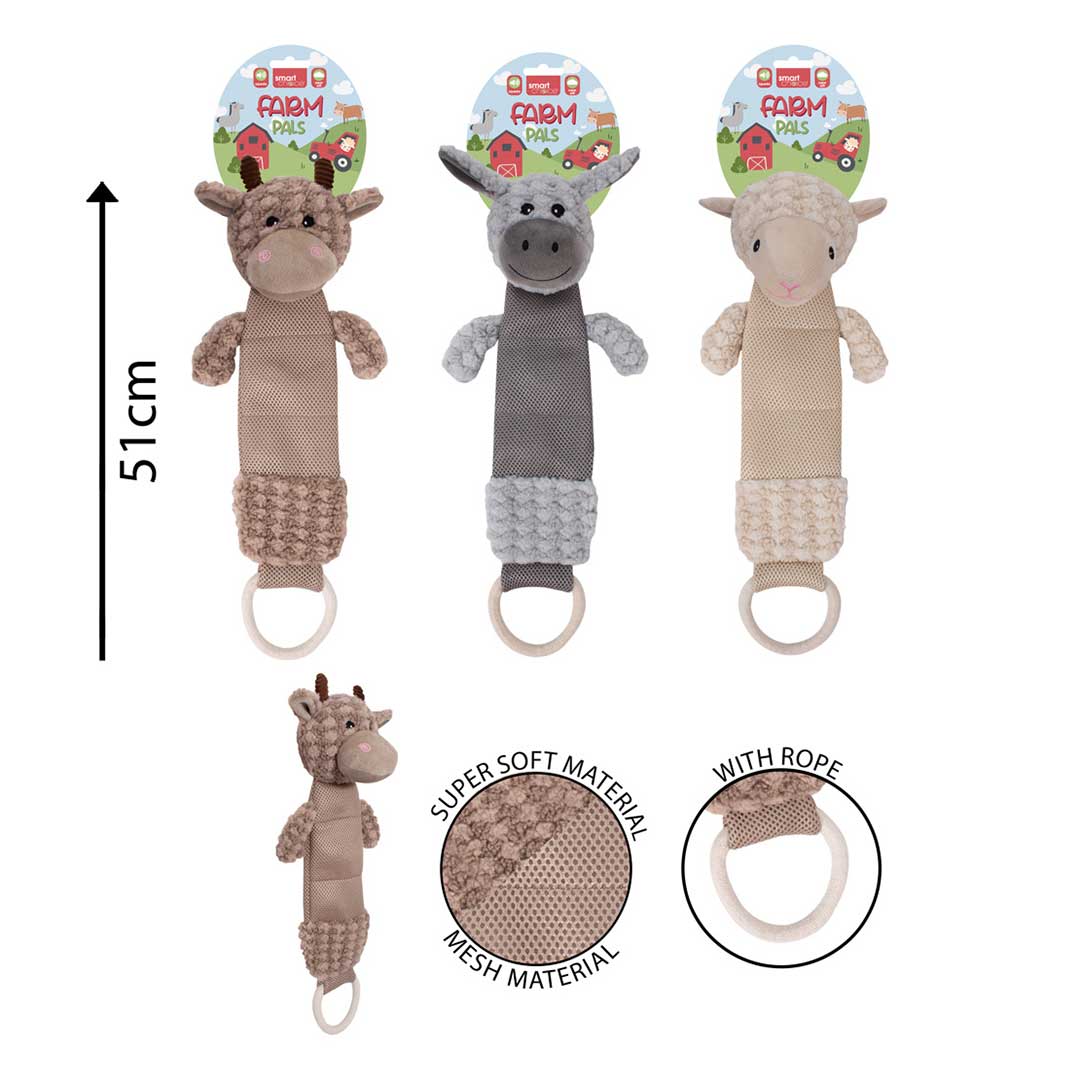 Smart Choice | Plush Rope Animal Dog Toy | Jollyes
