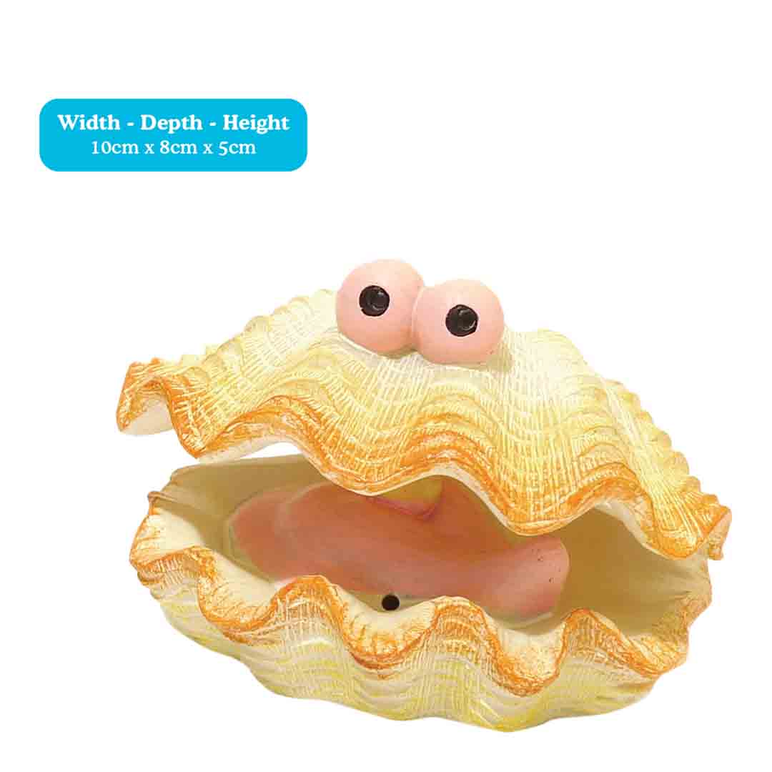 Bubbling Action Clam | Bubbling Fish Tank Ornaments