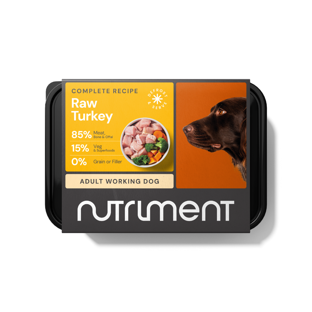 Nutriment Raw Dog Food Turkey Formula, 500g | Jollyes
