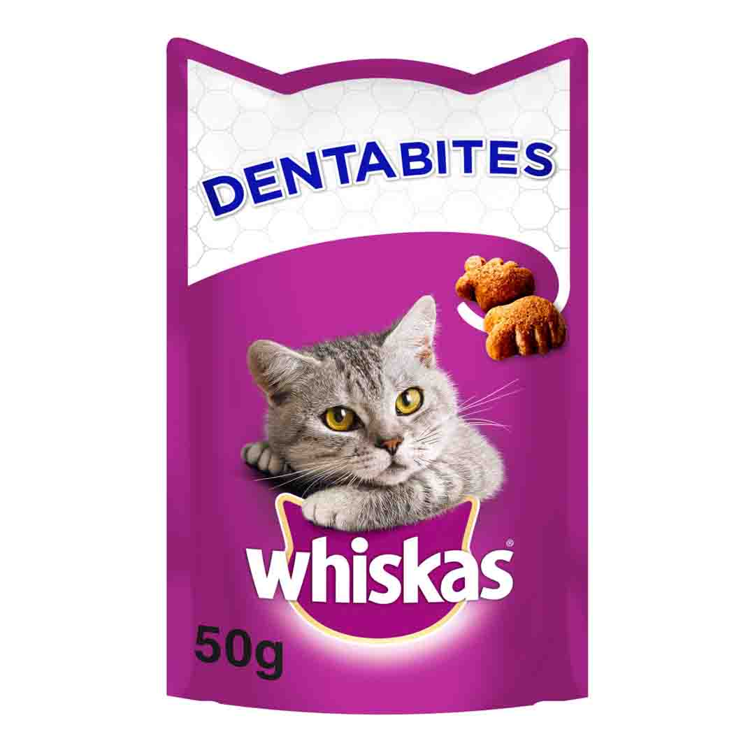 Whiskas Treats Dentabites with Chicken| Cat Treats | 40 g