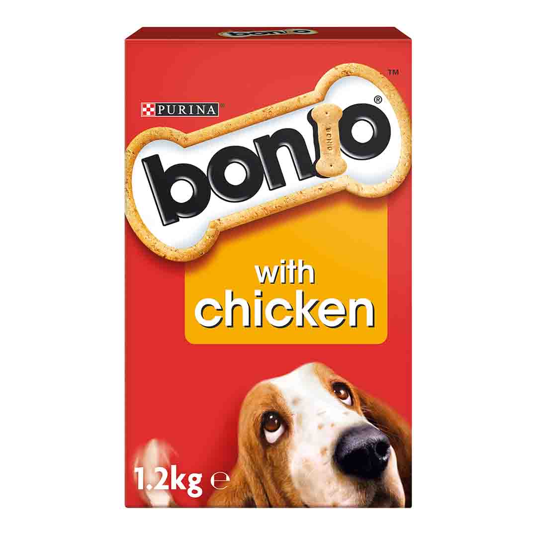 Bonio Chicken Dog Biscuits 1.2kg | Dog Biscuits