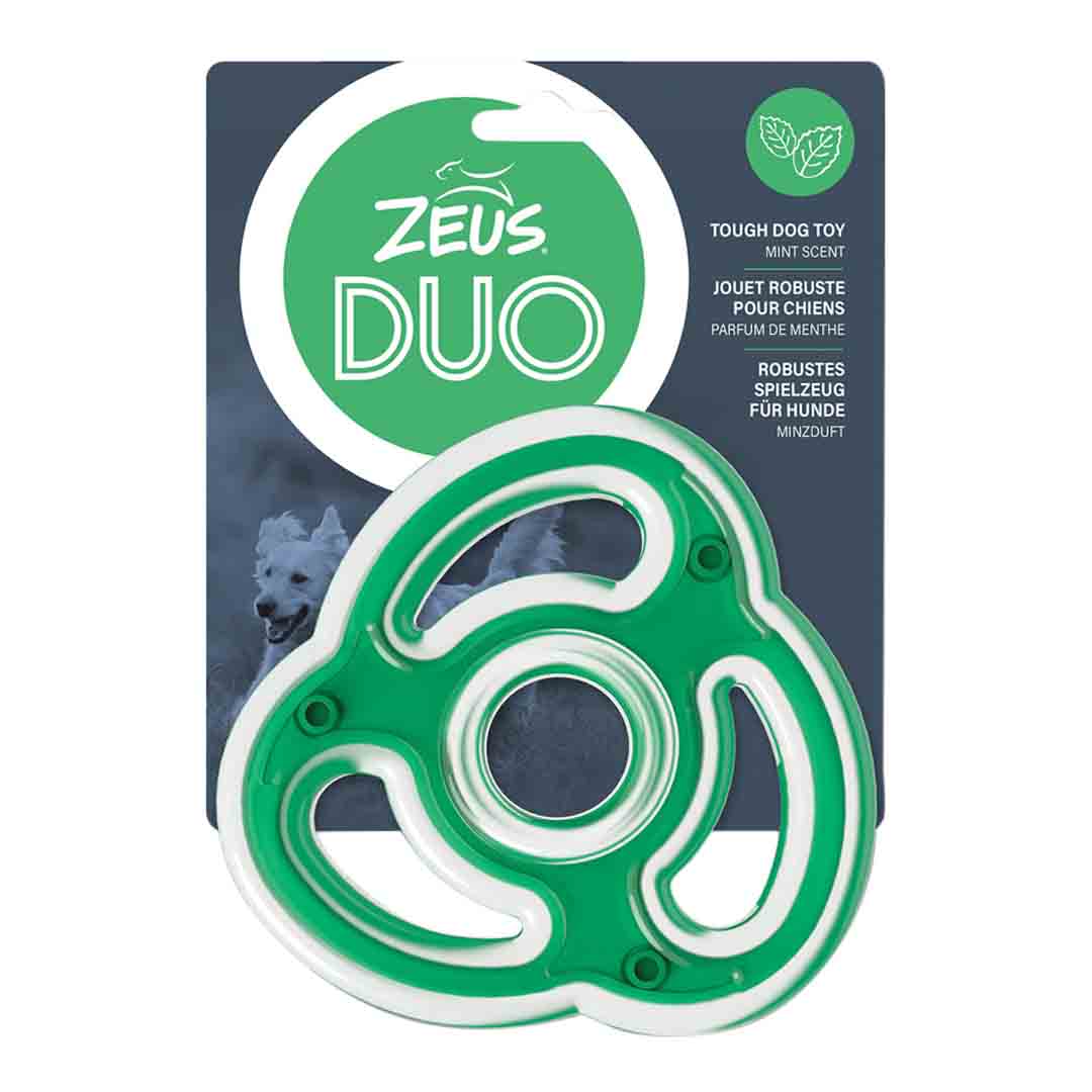 Zeus DUO Ninja Star Shaped | Dog Toy| Mint Scented