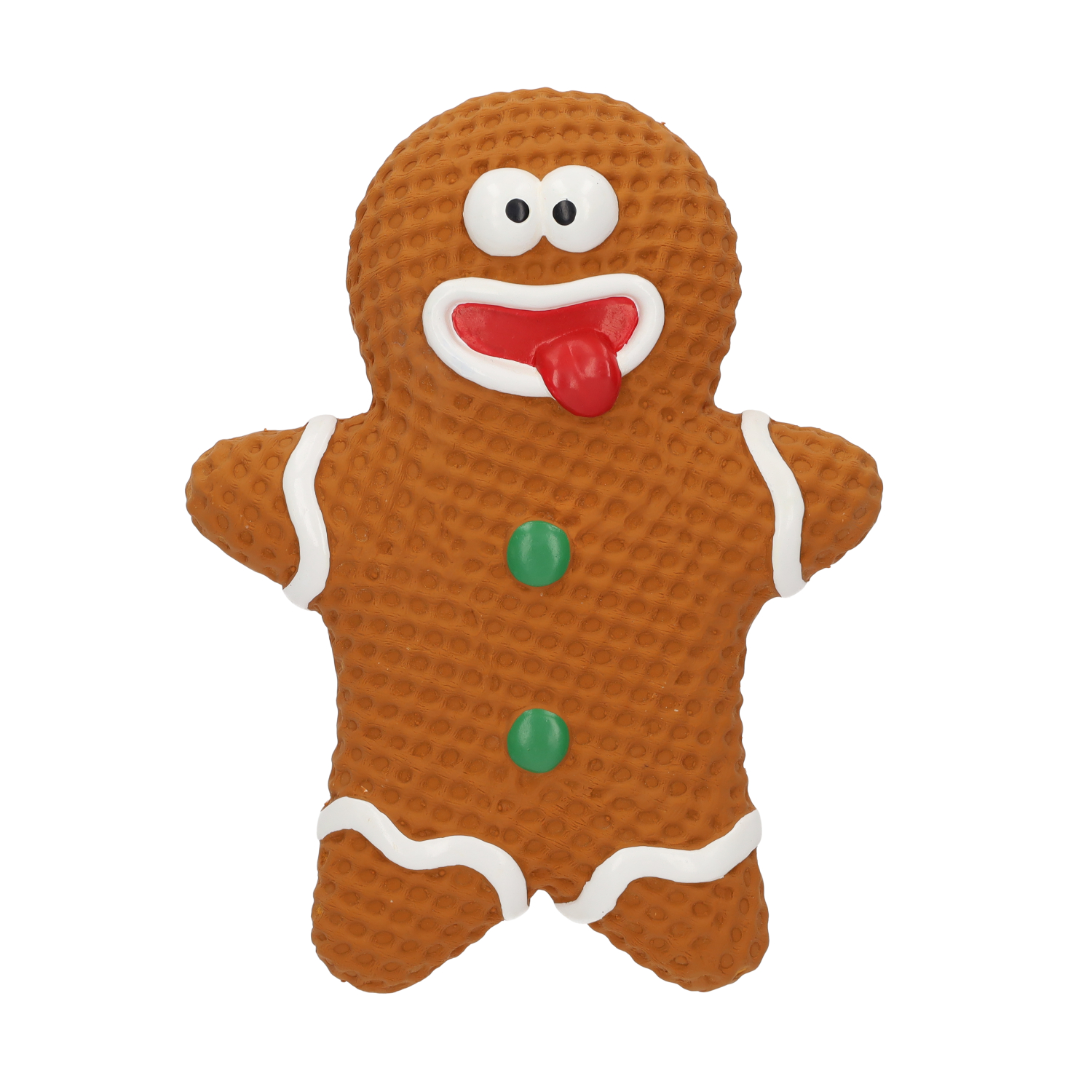 R&R | Latex Gingerbread Man | Dog Toy
