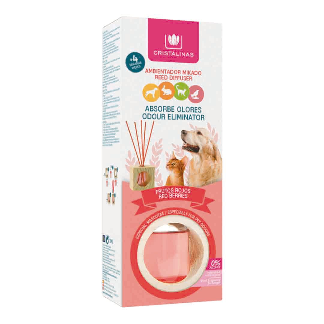 Cristalinas Pet Odour Eliminating Red Berries Reed Diffuser 30ml ...