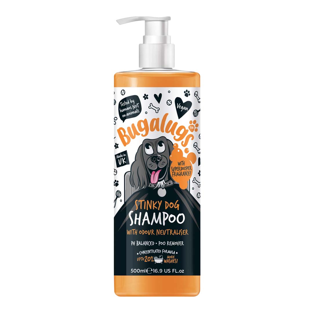 Bugalugs Stinky Dog Shampoo, 500ml | Dog Shampoos, Conditioners & Sprays