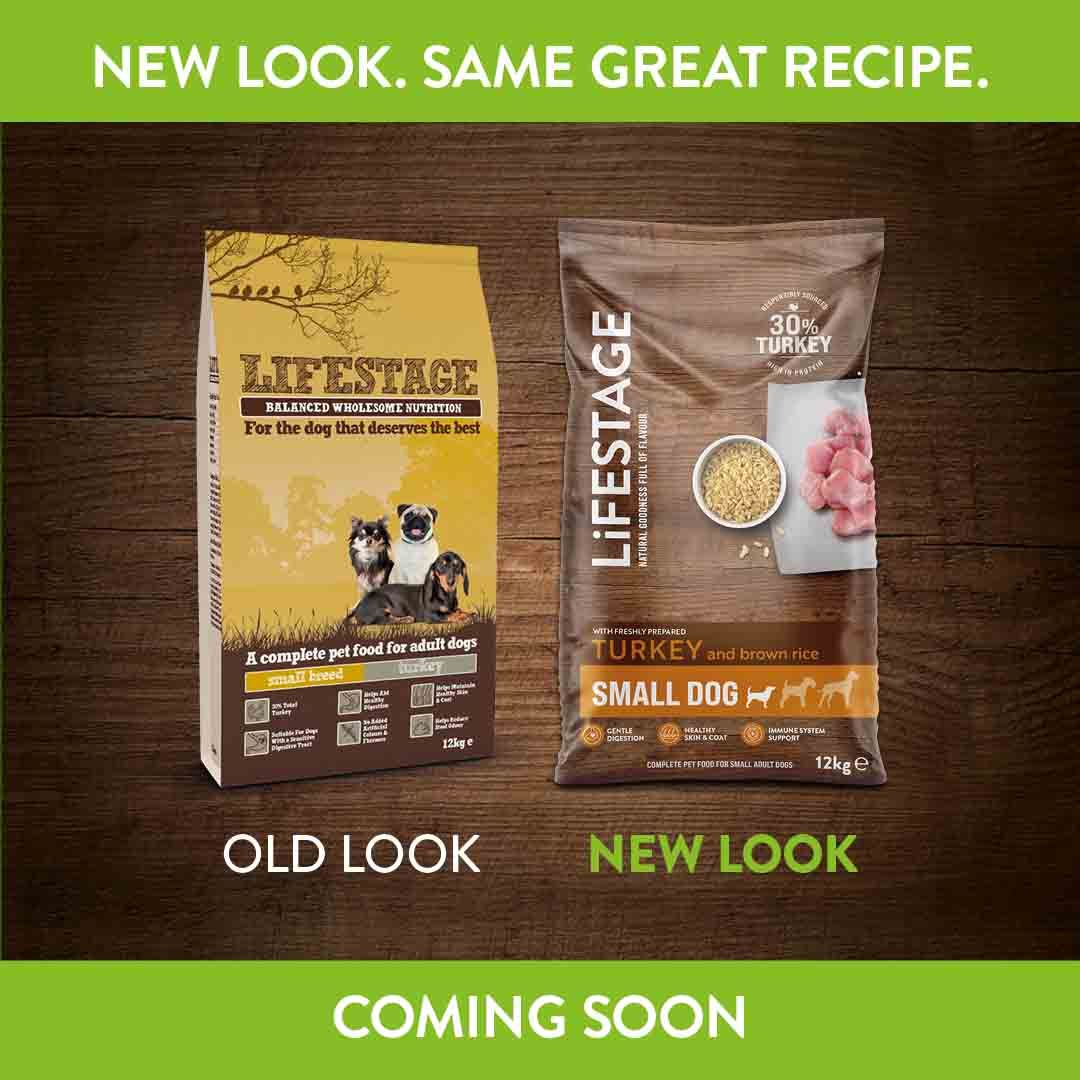 Lifestage Adult Dog Small Breed Turkey & Brown Rice 12kg | Dry Dog Food