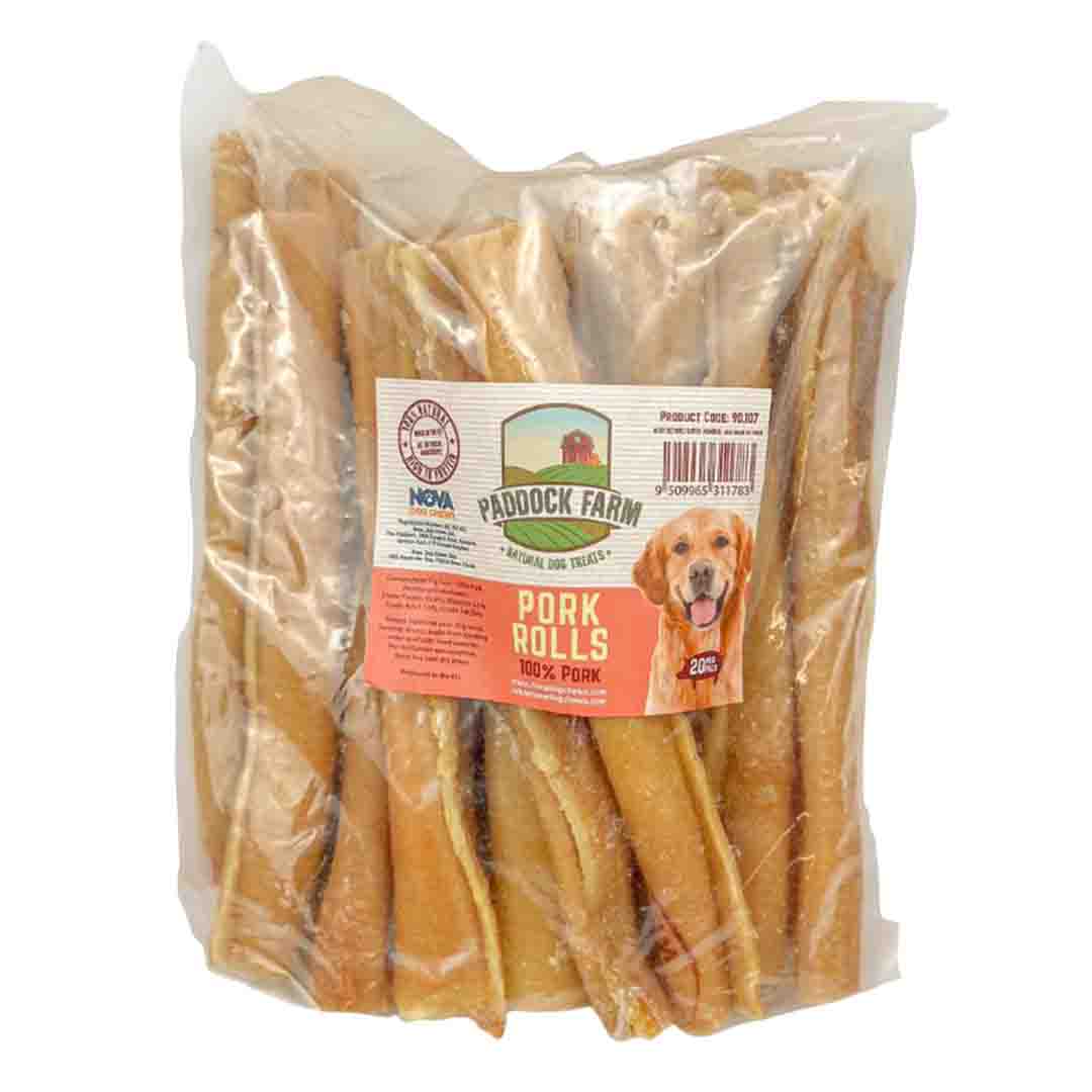 Paddock Farm Pork Chews for Dogs | Rolls