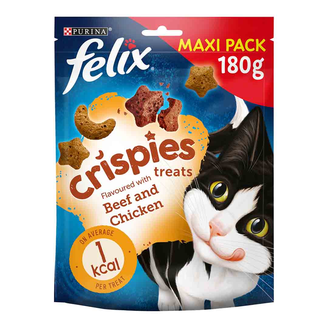 Felix Crispies Cat Treats Beef & Chicken 180 g | Cat Treat
