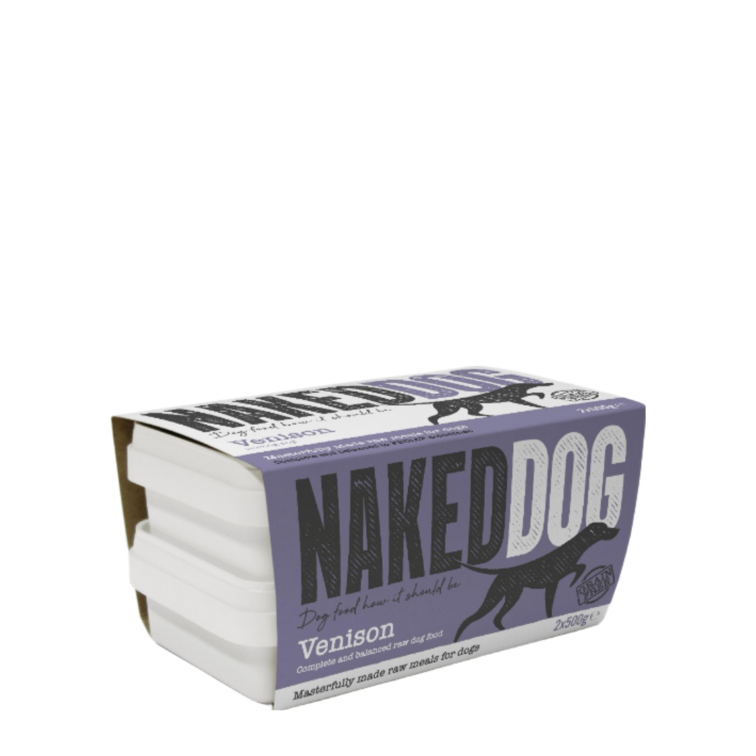 Naked Dog Raw & Frozen Venison Dog Food | Jollyes