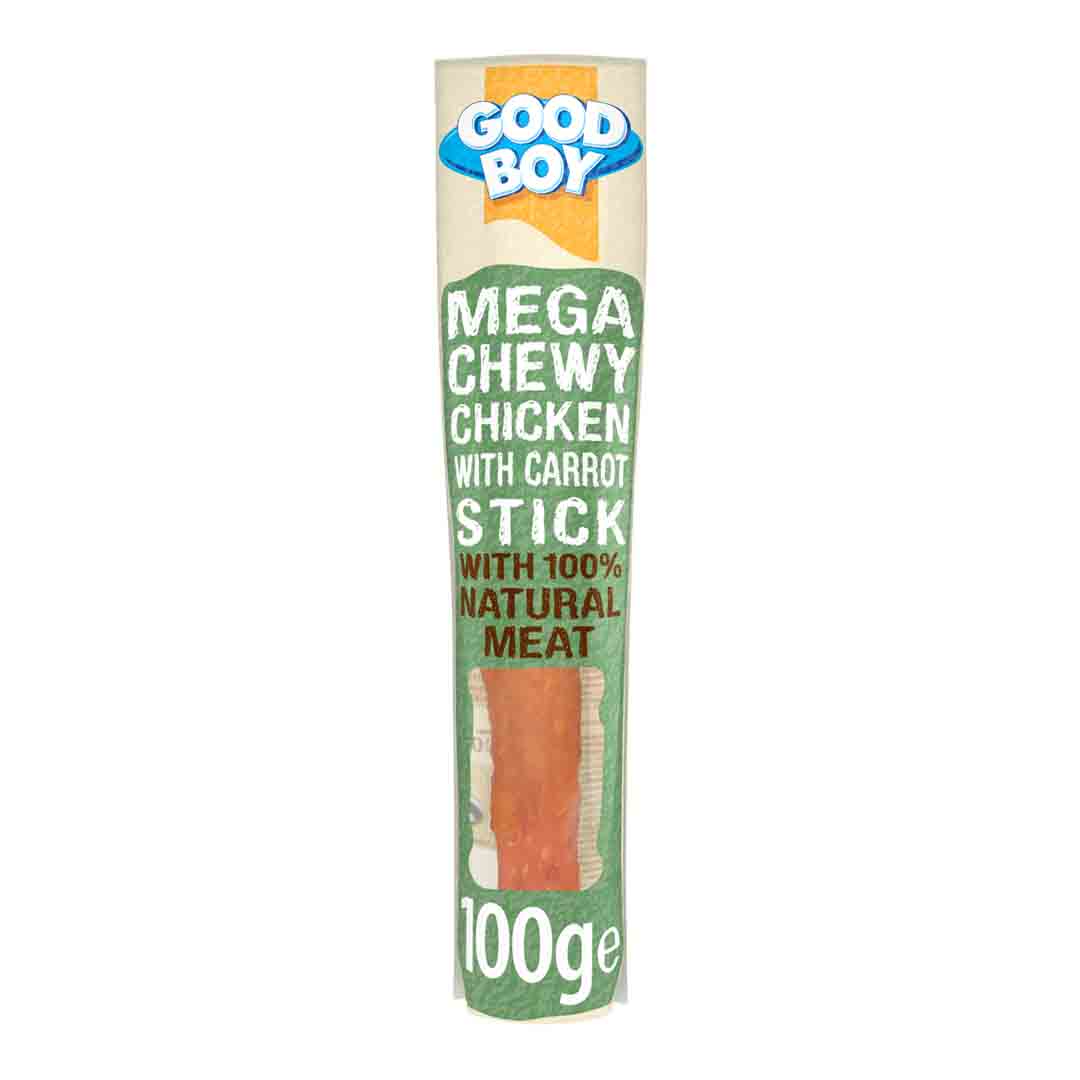 Good Boy Pawsley Mega Chicken Carrot Dog Chew | Dog Treat