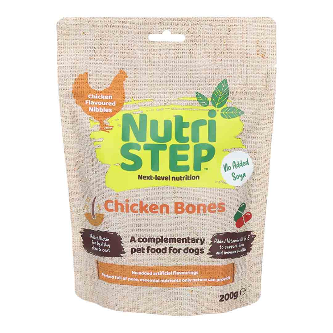 NutriSTEP Chicken Bones Dog Treats 200g | Jollyes