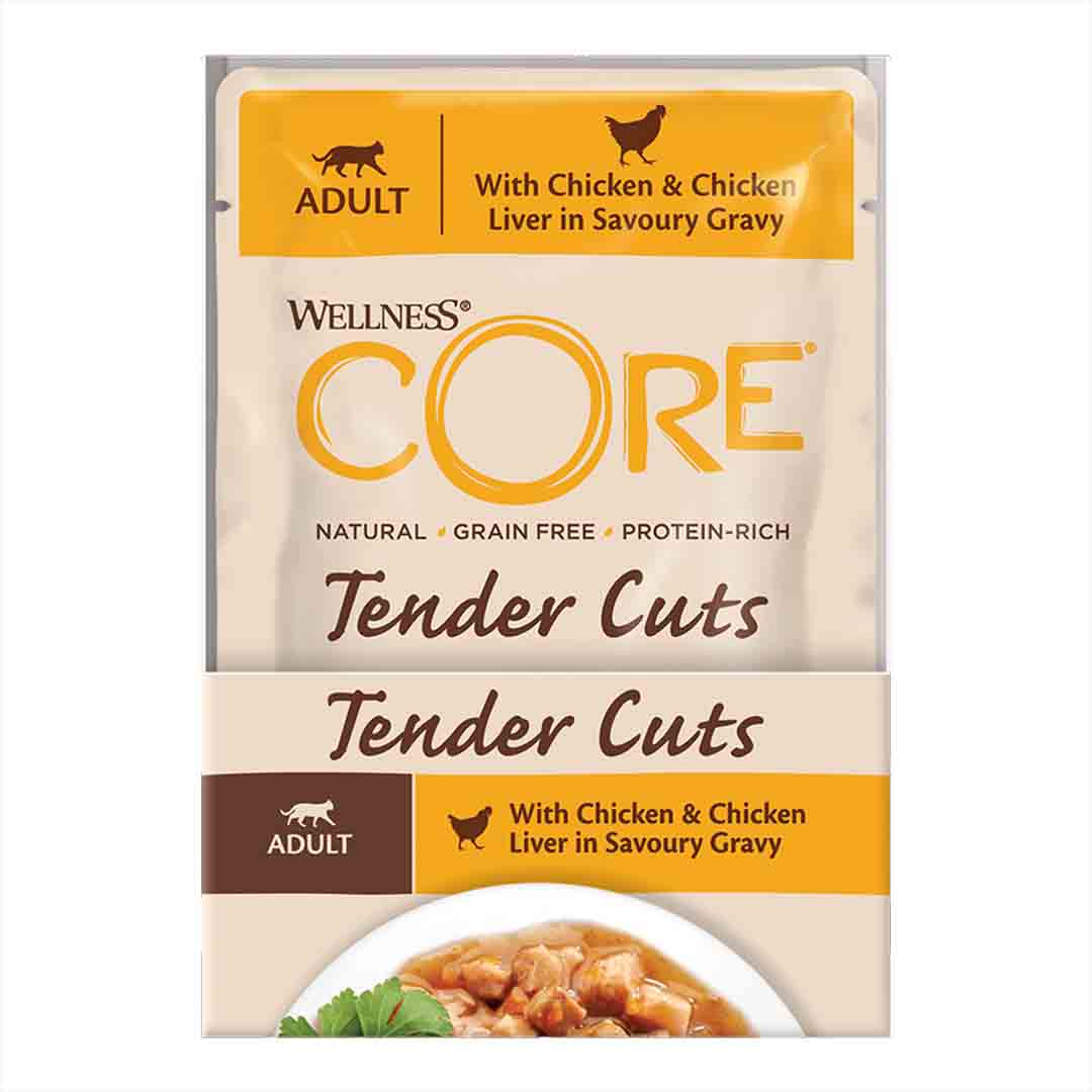 Wellness Core Tender Cuts Chicken Liver Cat Food | Jollyes