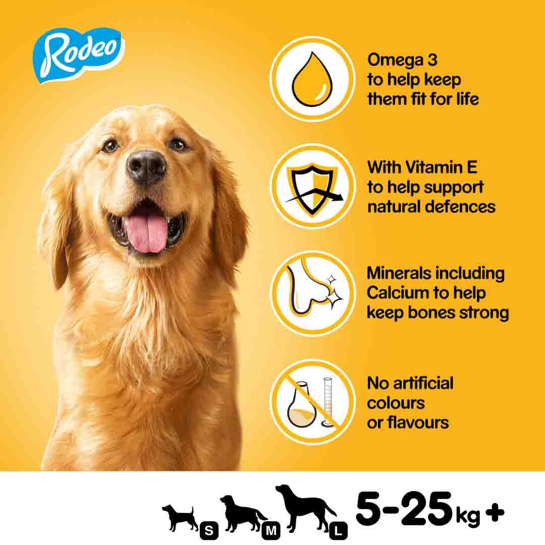 Pedigree Rodeo Dog Treats with Chicken 7 Sticks | Dog Chews