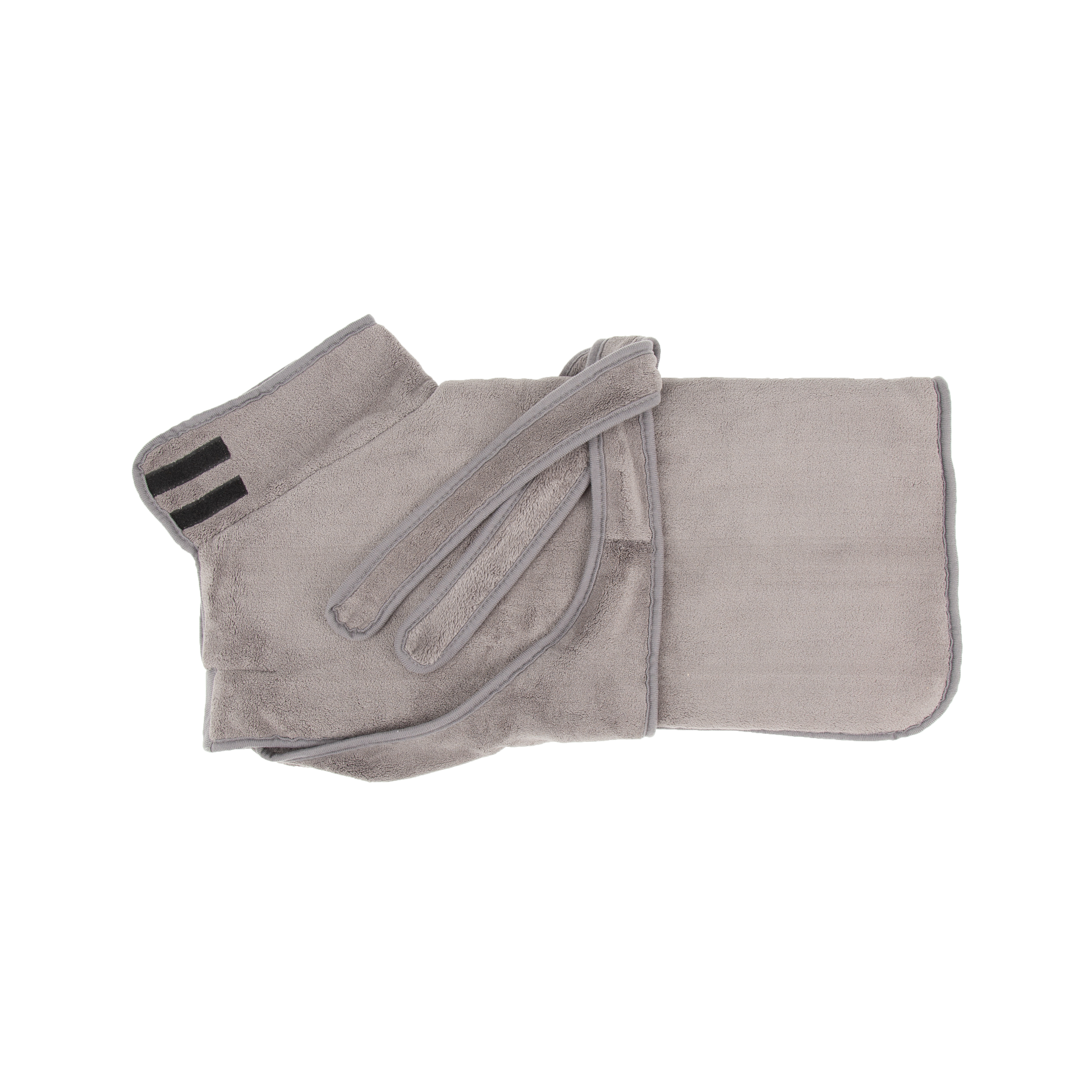 Scruffs Expedition Deluxe Dog Drying Robe Grey Medium | Jollyes