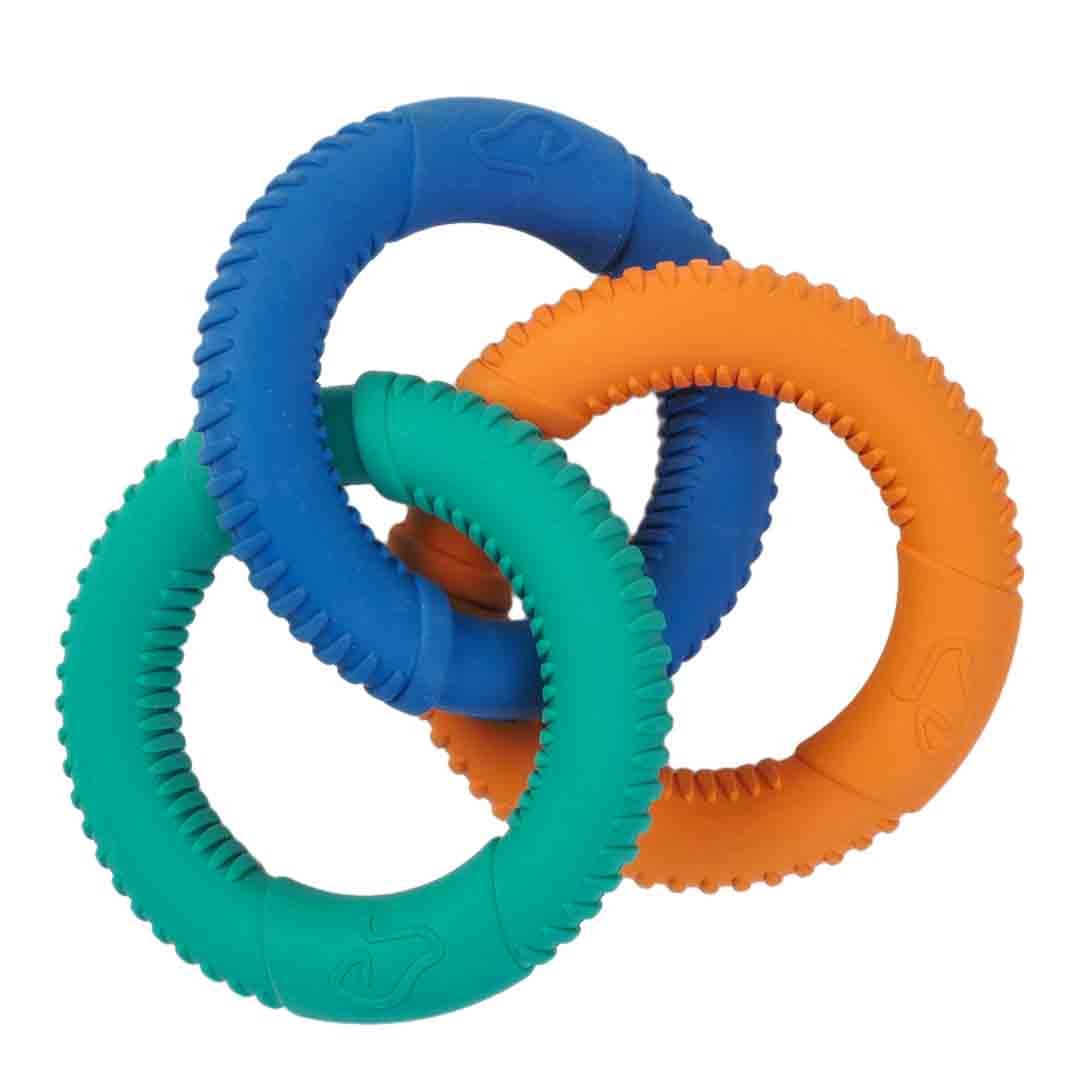 Rubber Tri Links Tug Dog Toy Dog Activity Toys rubber-tri-links-tug-dog-toy-dog-activity-toys